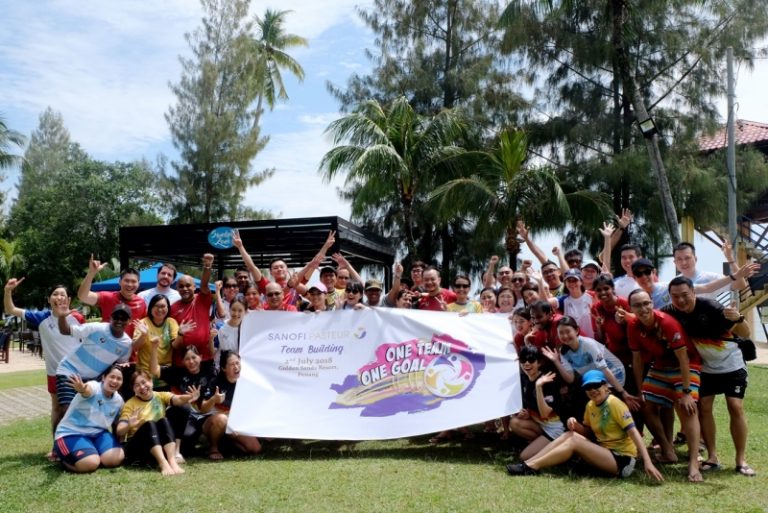 Corporate Team Building with Sanofi at Penang Batu Ferringhi Beach ...