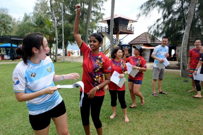 Corporate Team Building with Sanofi at Penang Batu Ferringhi Beach ...