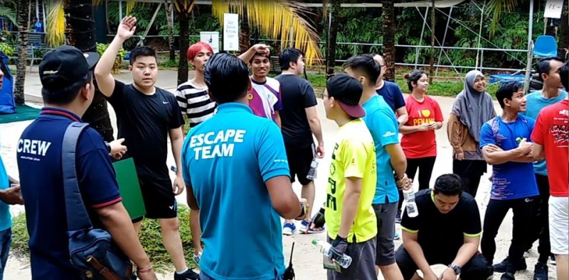 Corporate Team Building Special Series at Penang Escape Theme Park in a ...