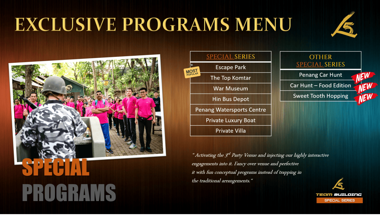 Team Building in Penang | HRDC Claimable Activities